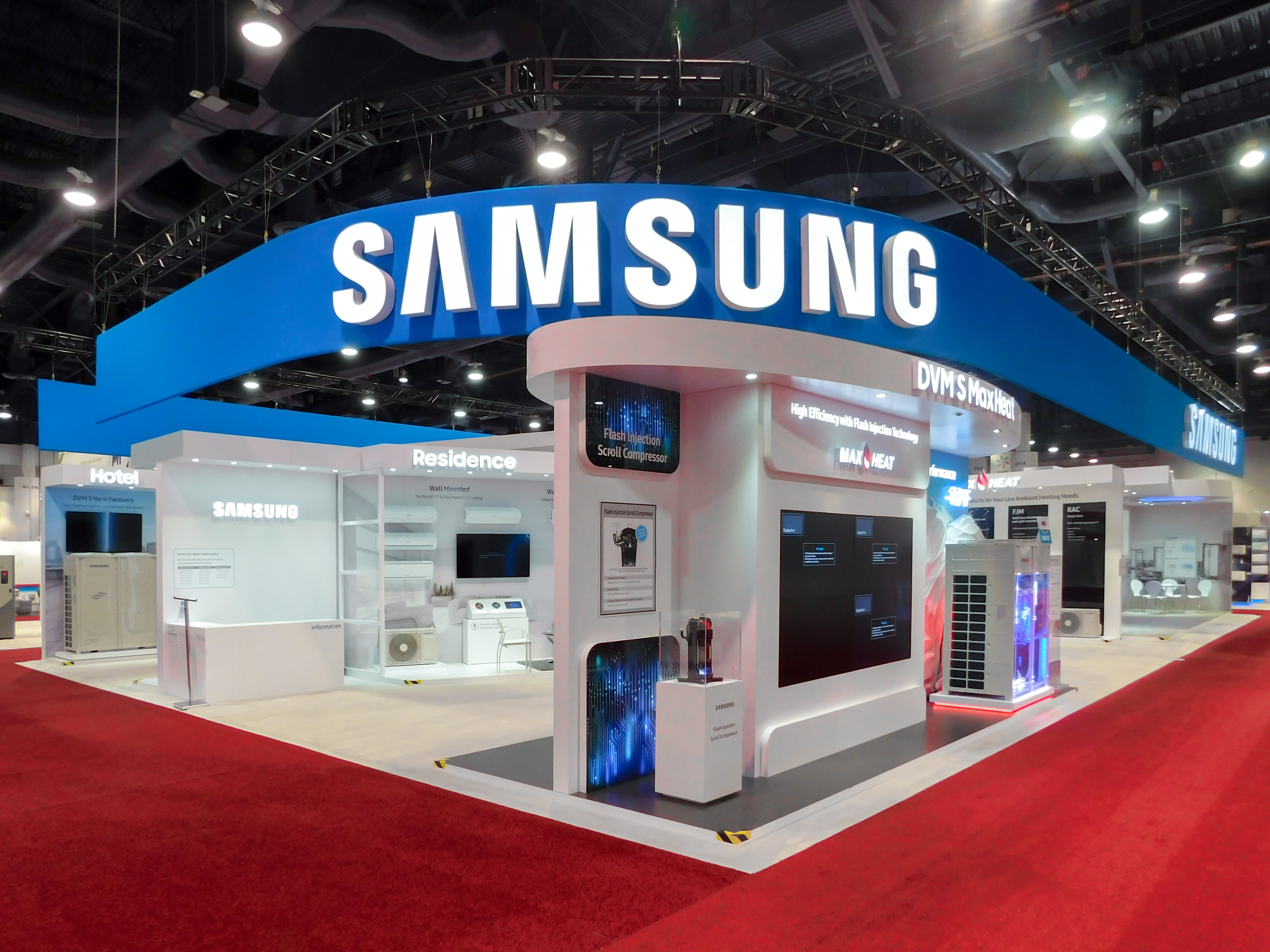 Large Island Trade Show Booths